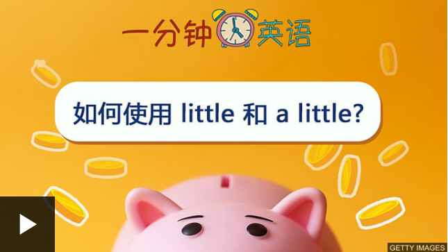 2021-02-19 如何使用 little 和 a little？